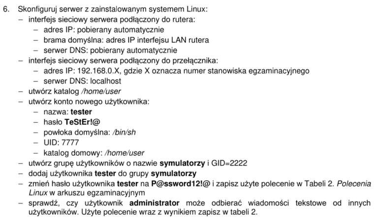 Rozwiązania zadań z Linux Server - egzamin zawodowy INF.02 - WOJST ...